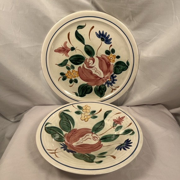 Red Wing | Dining | Vintage Red Wing Pottery Orleans Pattern Hand ...